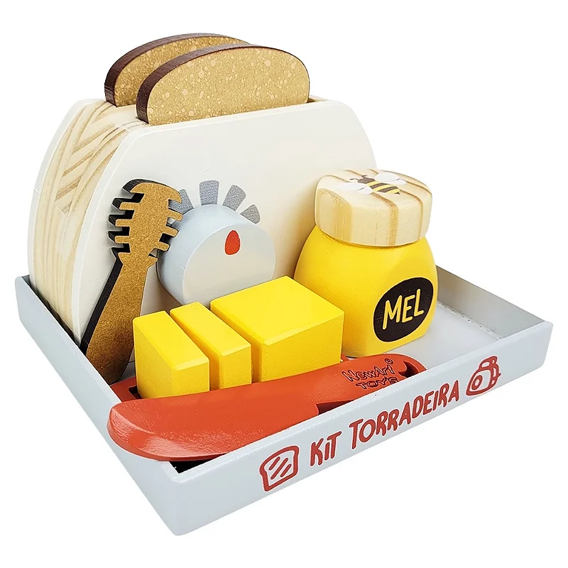 Torradeira de Madeira Café da Manhã | NewArt Toys | 368 - Bubula ...