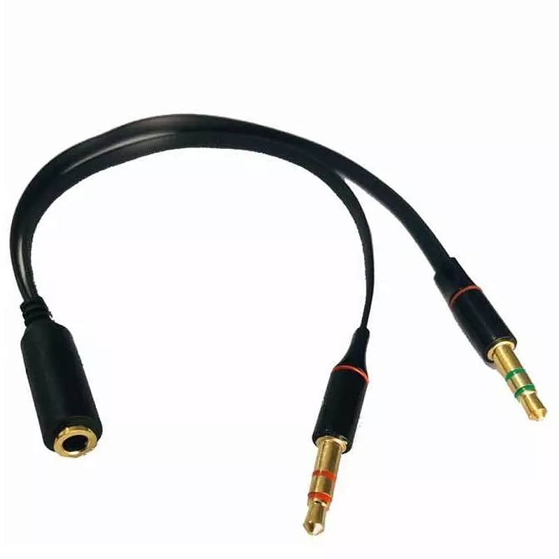 Cabo P3 Femea Para Fone e Microfone - Conexão Partner