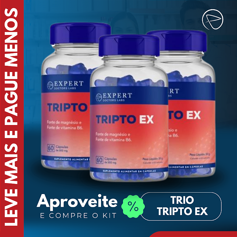KIT TRIO TRIPTO EX - Expert Doctors Labs