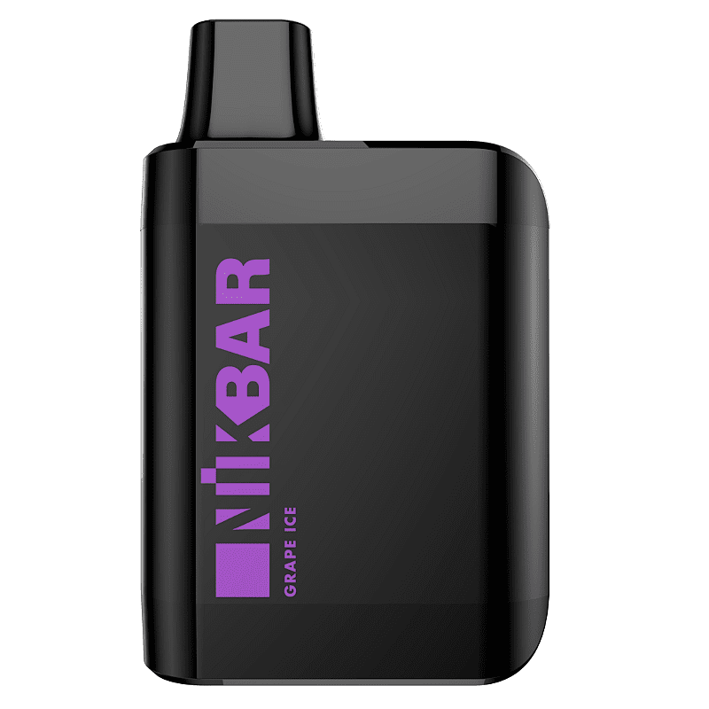 Nikbar 4000 puffs Grape Ice - Vapor Club Brasil