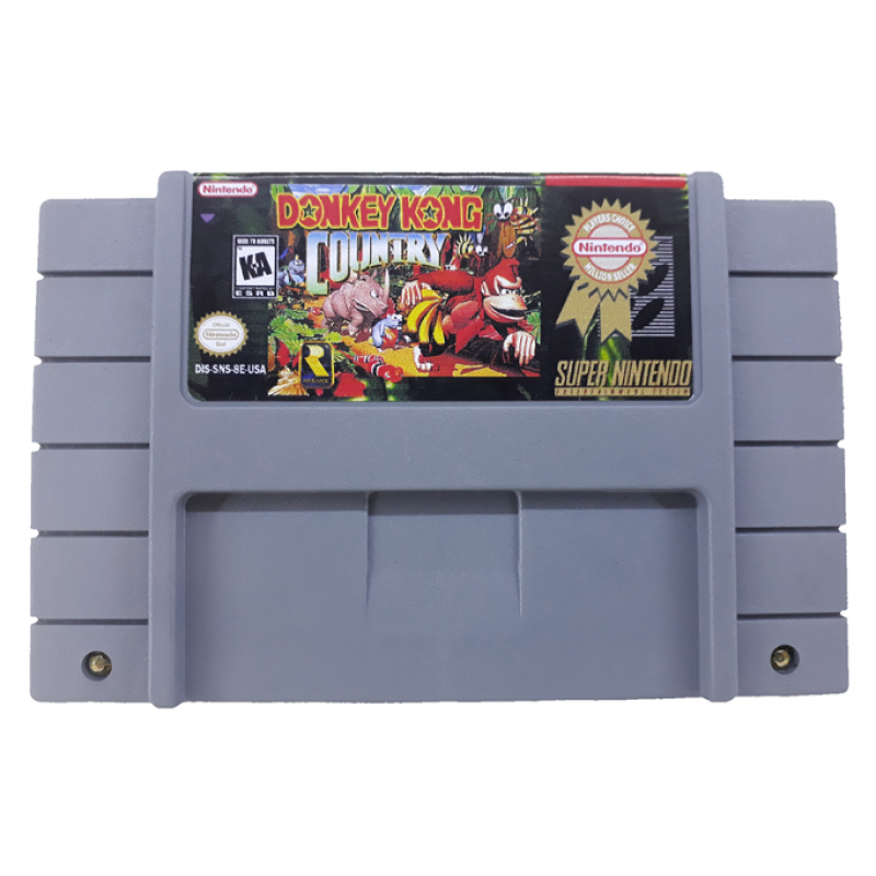 DONKEY KONG COUNTRY SUPER NES REPRO - Loja Dinossauro games