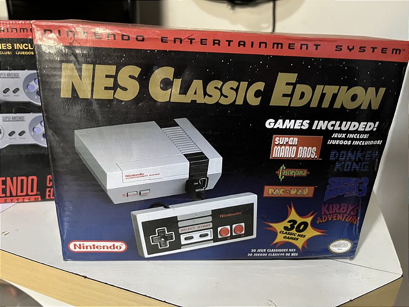NES MINI CLASSIC edition - Loja Dinossauro games