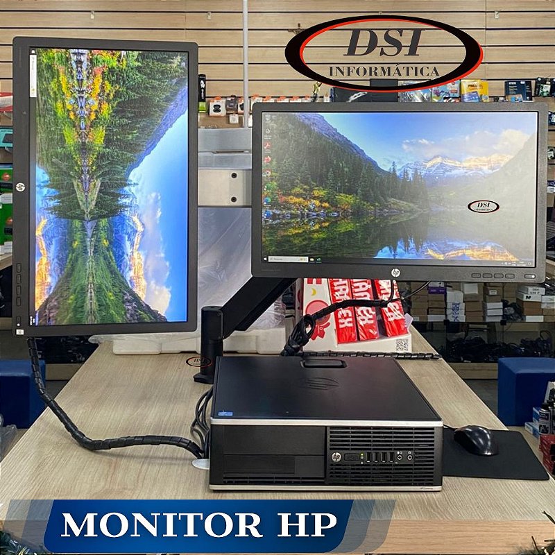 Monitor Hp Duplo com Base EliteDisplay E23 polegadas - DSI Informática
