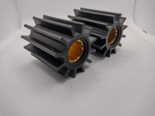 21951358 Par Rotor Bomba Água Eixo Grosso Volvo Penta D6 D8 - Quadra Marine