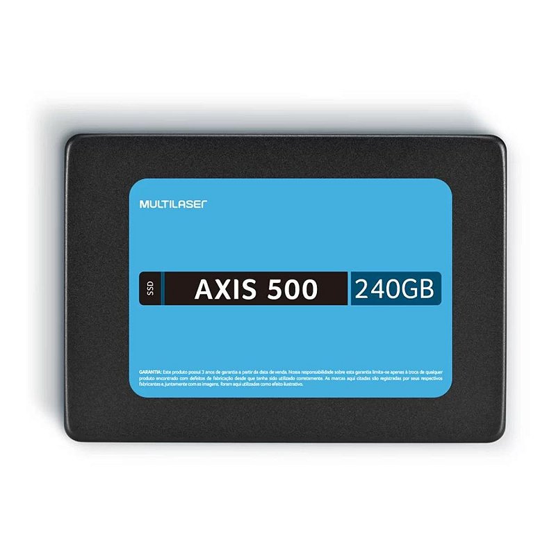 HD SSD SATA 240GB 2.5 Pol. AXIS 500 MB/S SS200 Multilaser - D&D ...