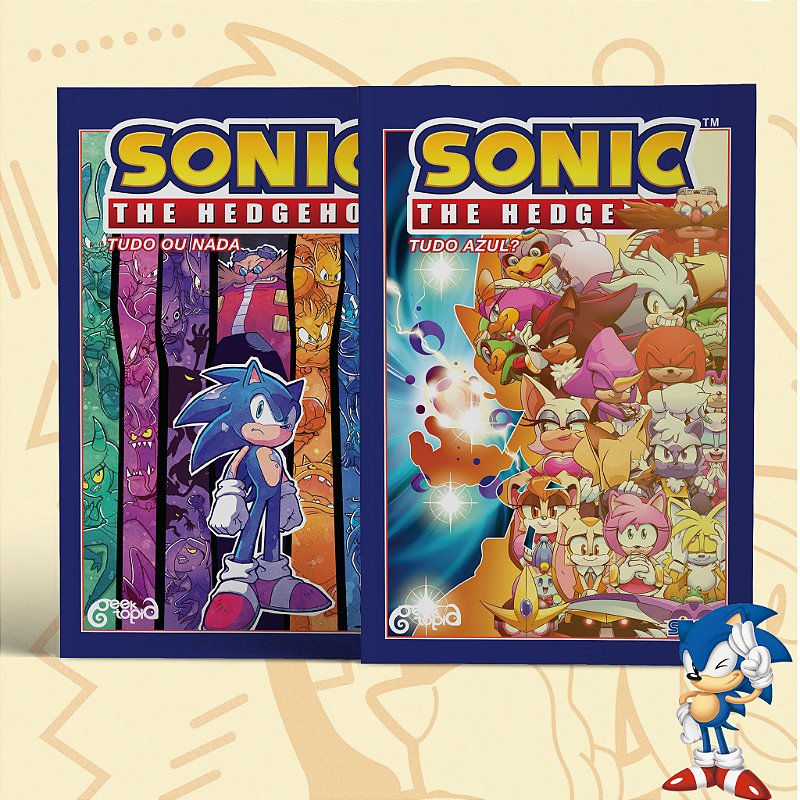 Combo Sonic - volumes 7 e 8 - Grupo Novo Século