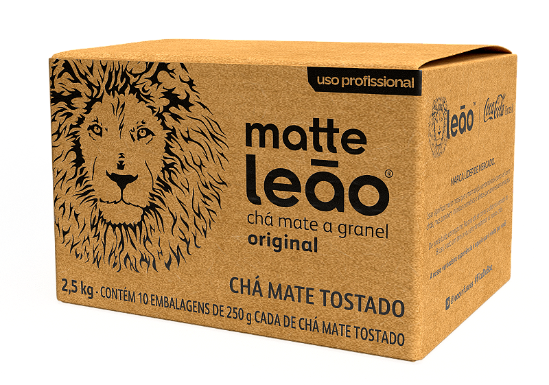 Chá Matte Leão Original Granel - Caixa com 2.5Kg - Locafé Profissional