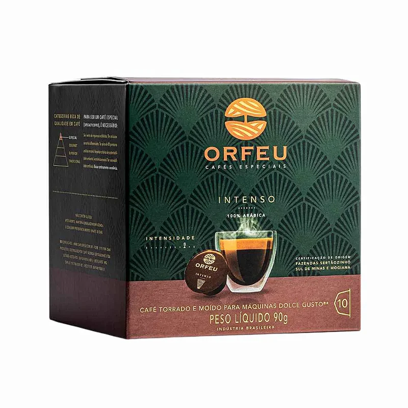 ORFEU Cápsulas De Café Orfeu Intenso Compatível Com Dolce Gusto® - 10 ...