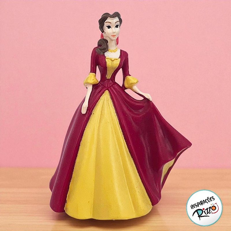 Mini Figura Colecionável - Princesa Bela - 8cm - 1 unidade - Disney ...