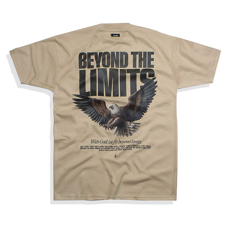 CAMISETA OVERSIZED BEYOND LIMITS - Camisetas Cristãs