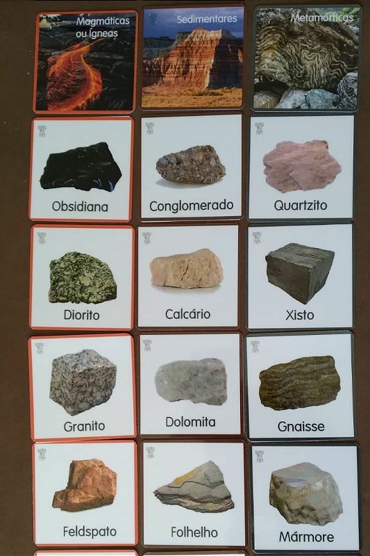 Flashcards Tipos de Rochas - Quero pra Mim® - Brinquedos educativos ...