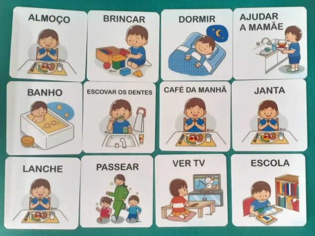 Flashcards para rotina visual infantil - Quero pra Mim® - Brinquedos ...