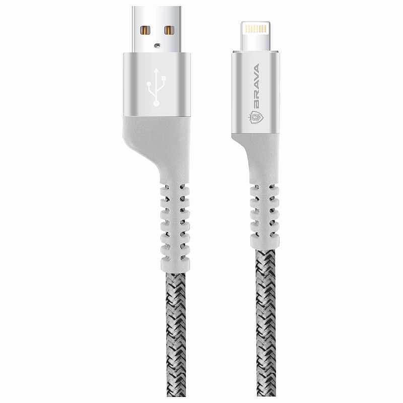 Cabo Kevlar BRAVA® 18W USB-A para Lightning – Ultra Resistente e Rápido ...
