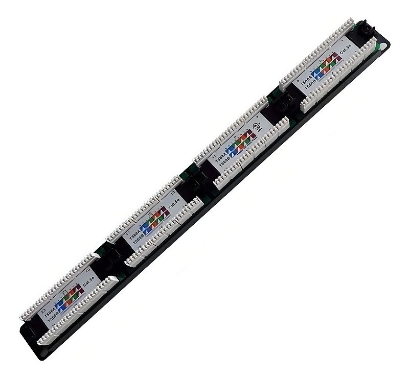 Patch Panel 24 Portas Cat5e Essential-5 Utp T568 A/b Nexans - Outlier ...