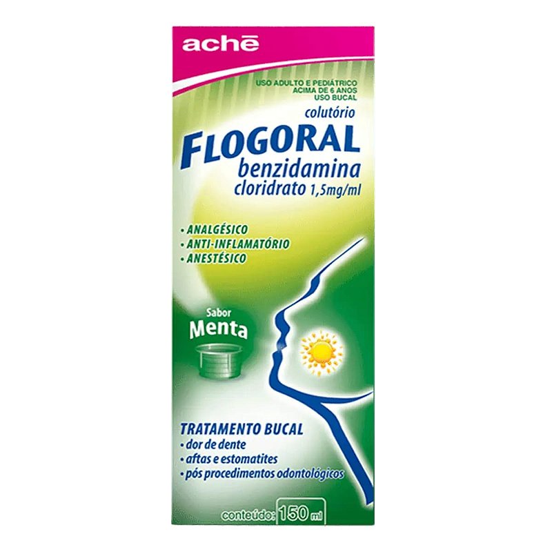 Anestésico, Anti-inflamatório e Analgésico Flogoral 1,5mg/ml 150ml ...