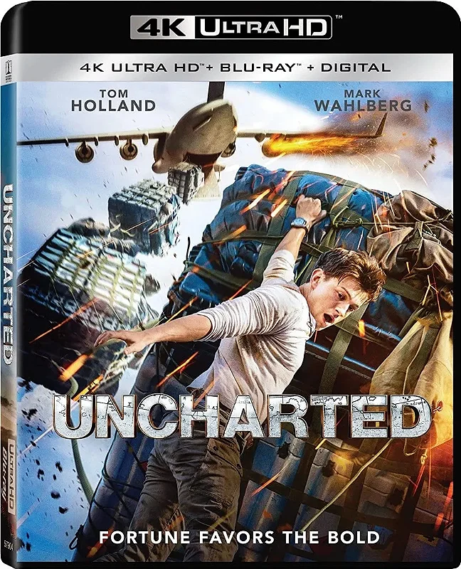 4K UHD + Blu-Ray Uncharted Fora do Mapa | Uncharted - Tom Holland ...