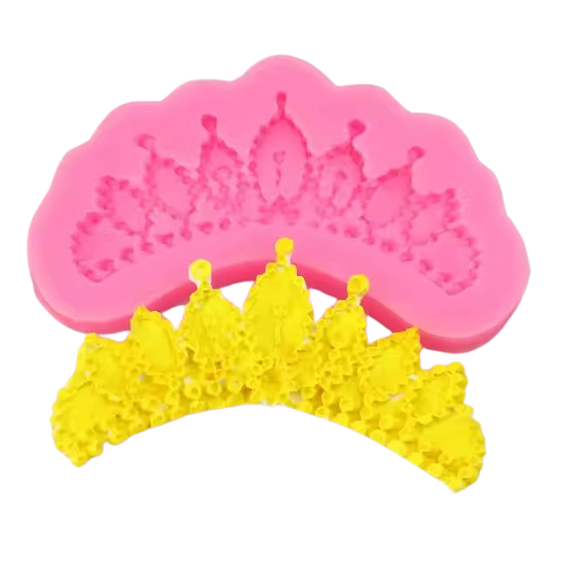 Molde Silicone Coroa Princesa Castelo Chocolate Fondant - LUYKE
