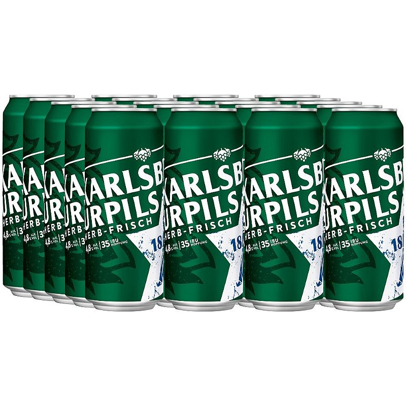 Cerveja Karlsbrau Urpils, caixa com 24 latas 500ml - boxerbeers ...