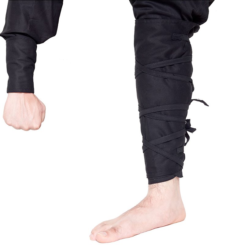 KIT Caneleira (Kyahan) + Punho (Tekko) ninja / Ninjutsu - Shizen Kimonos