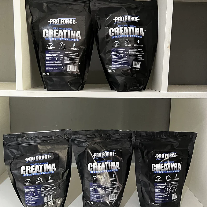 CREATINA PRO FORCE MONOHIDRATADA 1KG | 100% PURA - TitaniumSuplly.BR