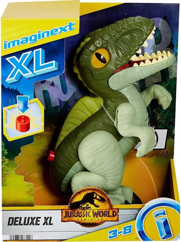 HVY25 IMAGINEXT JURASSIC WORLD FIGURA DELUXE XL - Dinolândia, a loja ...