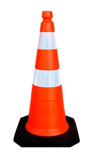 CONE DE OBRA - Sinalizou Soluções em Sinalização