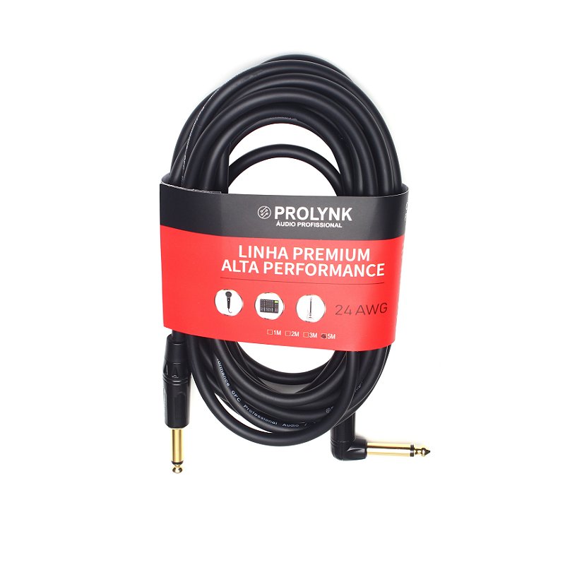 Cabo Prolynk Premiun P10 para Intsrumentos - 5 metros - LOUDSTAR ACOUSTICS