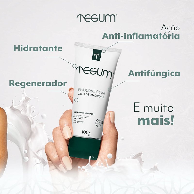 TEGUM® – Creme Regenerador e Hidratante para a Pele. - Fórmula Exata