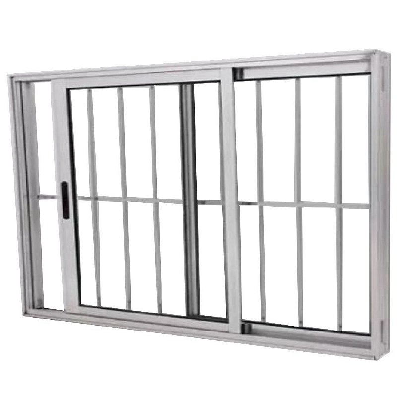 Janela Vitro 2 Folhas Alumínio Brilhante Linha 25 com Grade - FJR ...