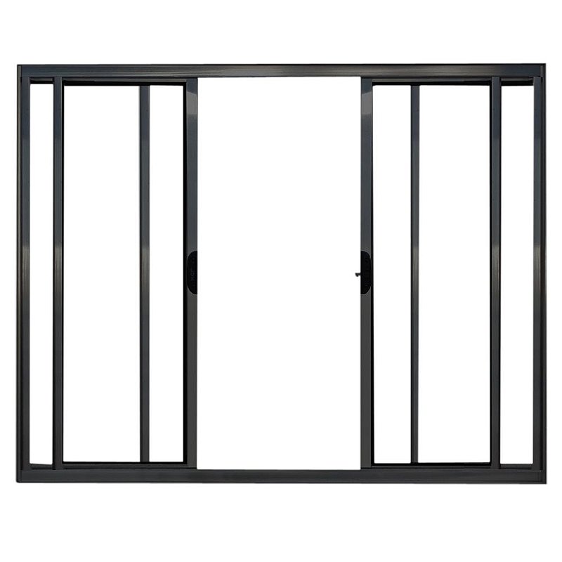 Janela Vitro 4 Folhas Alumínio Preto Linha Modular - FJR Distribuição ...