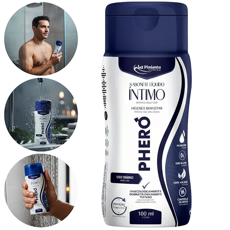 Sabonete Íntimo Phero Essence La Pimienta 100ml Efeito Refrescante ...