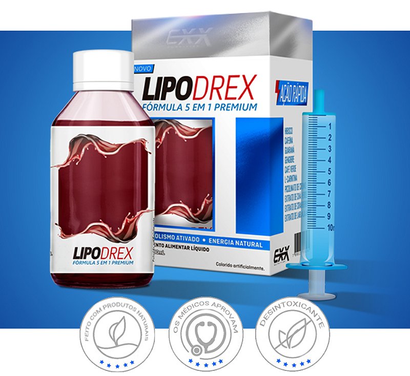 Lipodrex - Diuretico e Termogenico - Exx Nutrition - Move Mind Moda ...