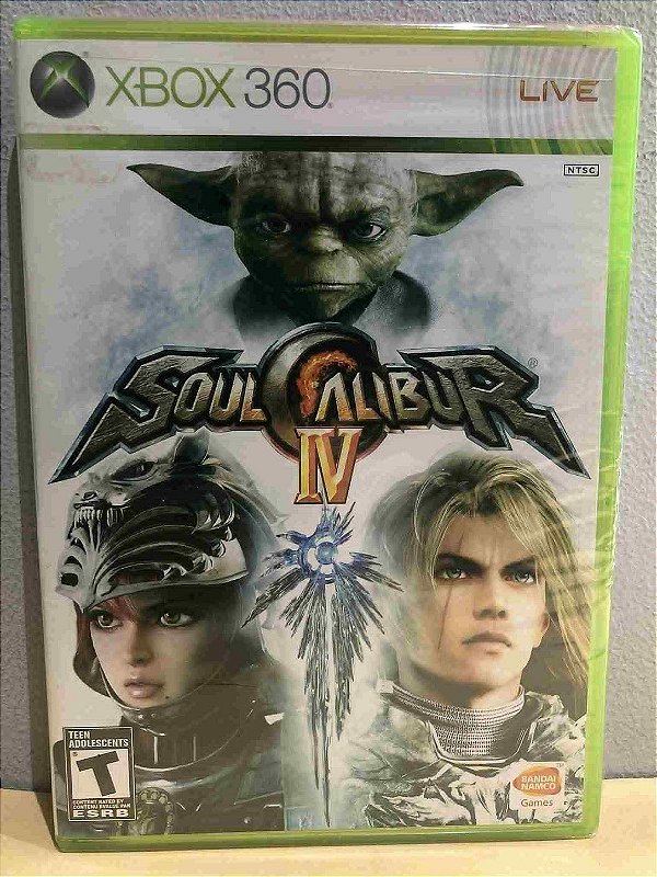 Soul Calibur IV LACRADO Americano Xbox 360 - SilvioPlay Games