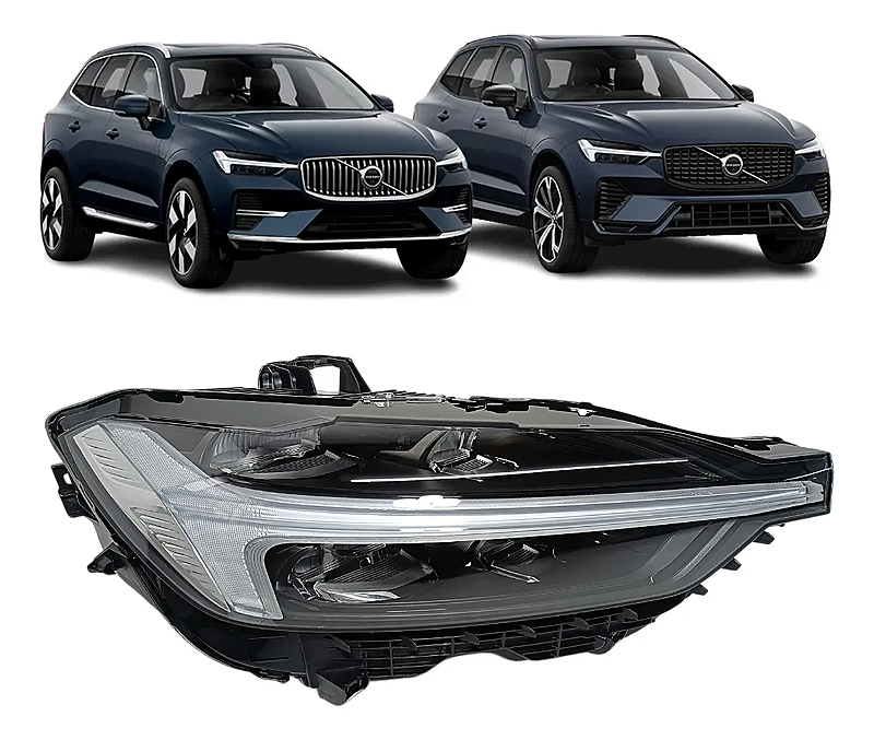 Farol Volvo Xc60 Full Led 2022 2023 2024 2025 LD 31420414 - Box7 Auto Peças