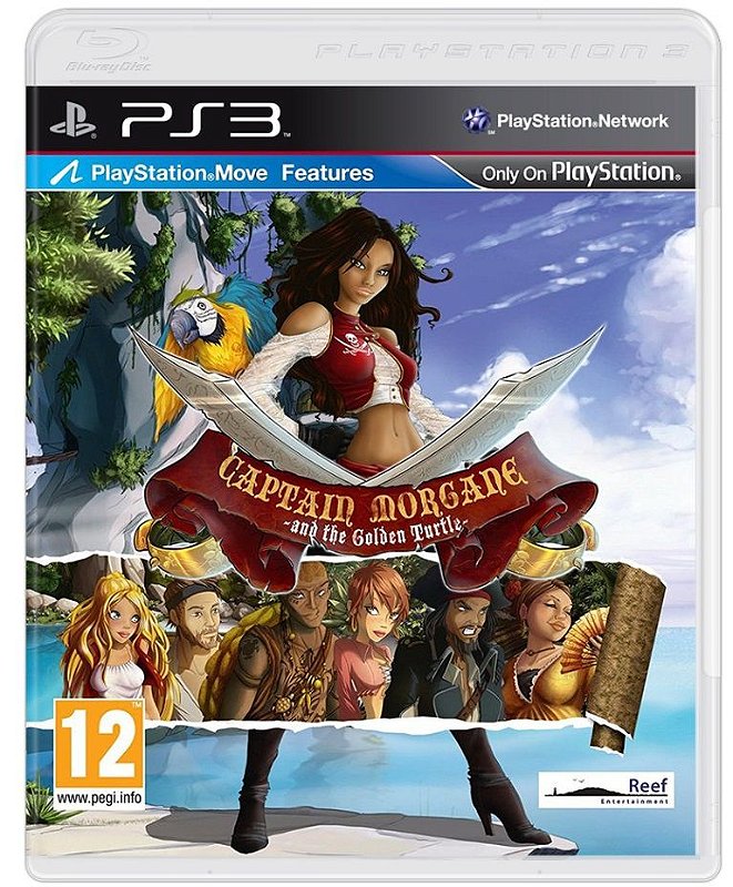 JOGO GAME CAPTAIN MORGANE AND THE GOLDEN TURTLE PLAYSTATION PS3 - A2C STORE