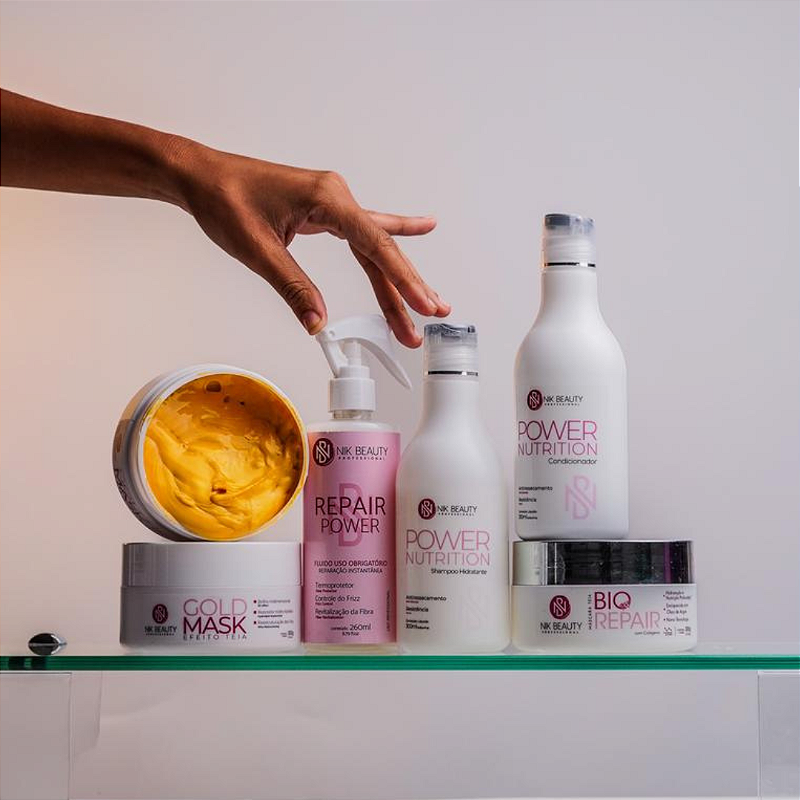 Kit Cronograma Capilar Nik Beauty – Hidratação, Nutrição e Força - Nik ...
