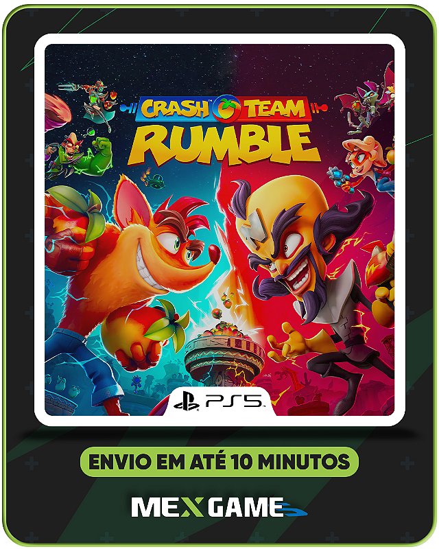 CRASH TEAM RUMBLE - PS5 - MÍDIA DIGITAL - Mex Games