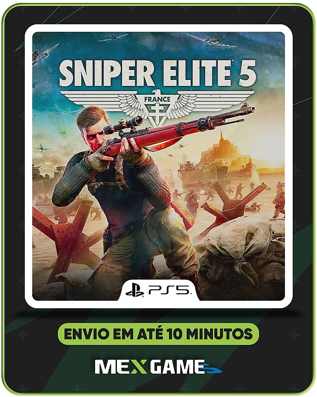 SNIPER ELITE 5 - PS5 - MÍDIA DIGITAL - Mex Games