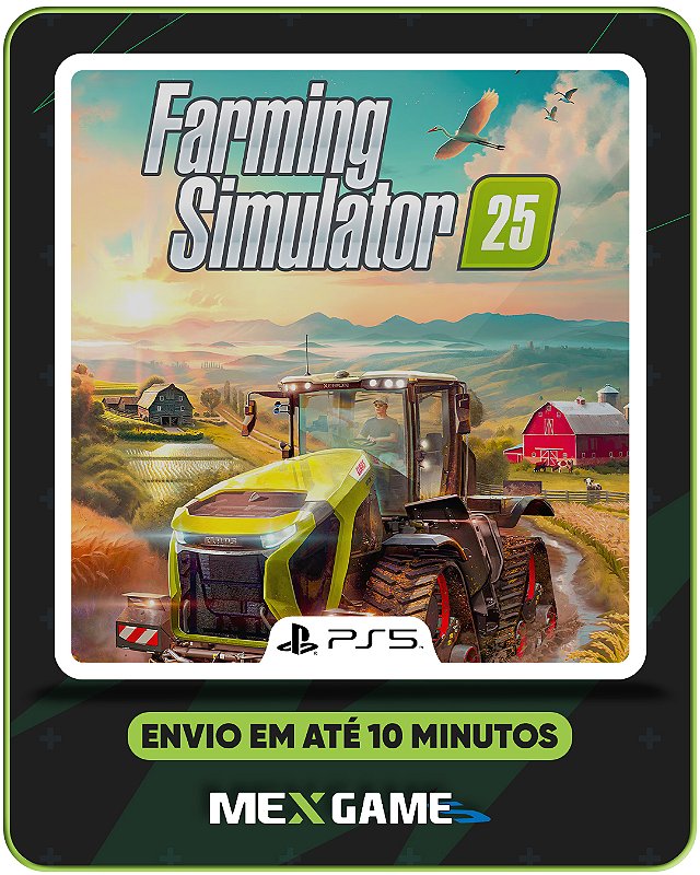 FARMING SIMULATOR 25 - PS5 - MÍDIA DIGITAL - Mex Games