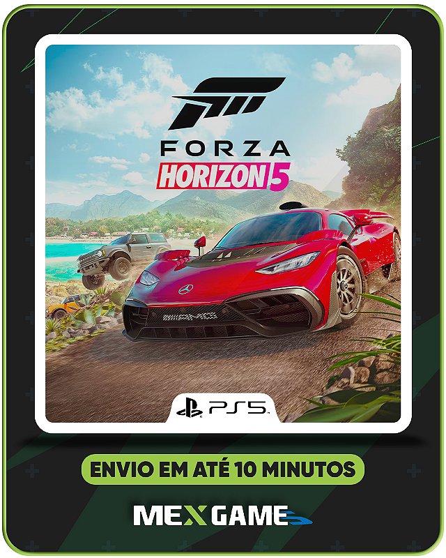 FORZA HORIZON 5 -PS5 - MÍDIA DIGITAL - Mex Games