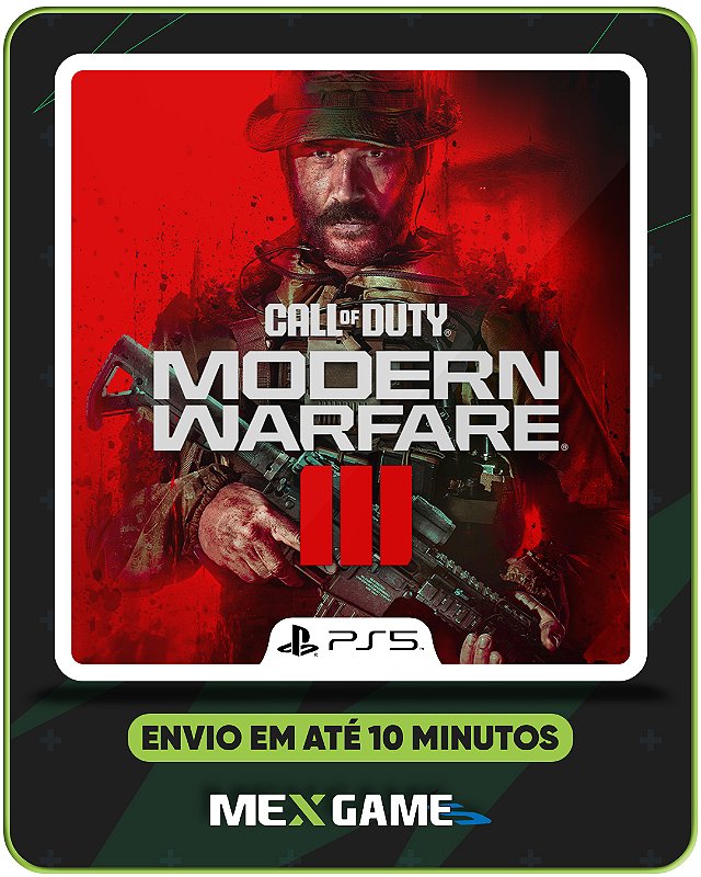 CALL OF DUTY MODERN WARFARE 3 - PS5 - MÍDIA DIGITAL - Mex Games