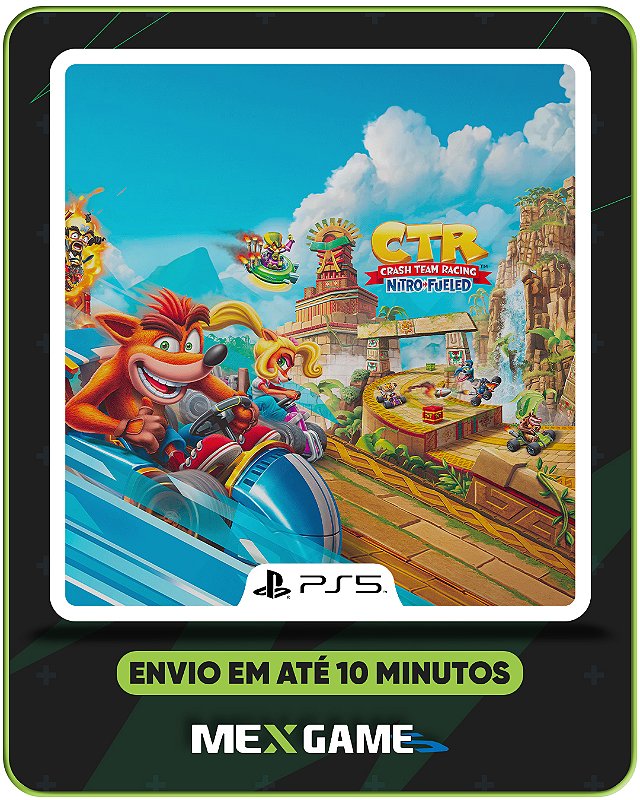 CRASH NITRO - PS5 - MÍDIA DIGITAL - Mex Games