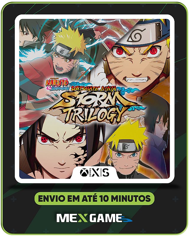 NARUTO STORM TRILOGY - XBOX SERIES X|S- MÍDIA DIGITAL - Mex Games