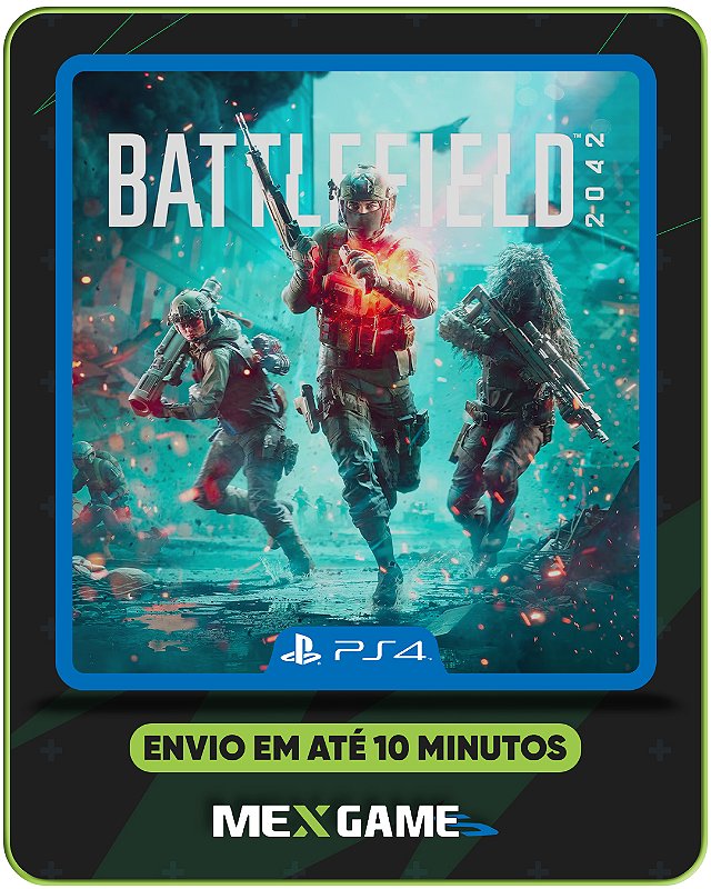 BATTLEFIELD 2042 - PS4 - MÍDIA DIGITAL - Mex Games