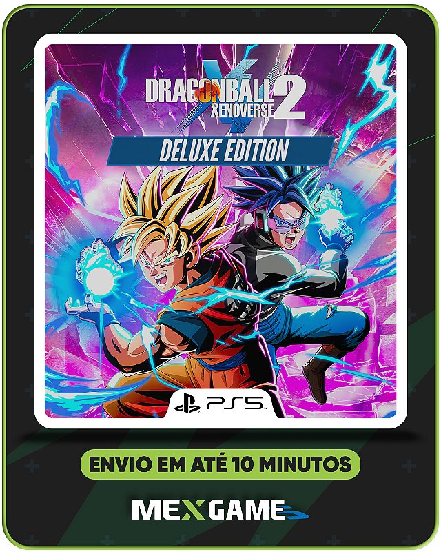 DRAGON BALL XENOVERSE 2 DELUXE - PS5 - MÍDIA DIGITAL - Mex Games