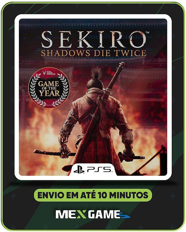 SEKIRO - PS5 - MÍDIA DIGITAL - Mex Games