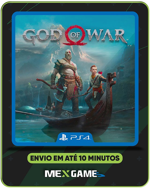 GOD OF WAR 4 - PS4 - MÍDIA DIGITAL - Mex Games