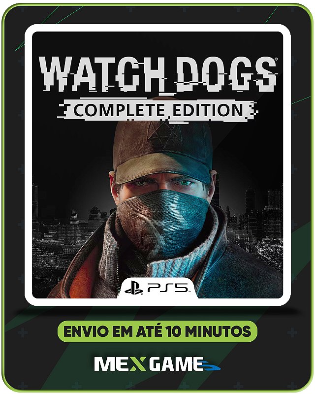 WATCH DOGS COMPLETE EDITION - PS5 - MIDIA DIGITAL - Mex Games