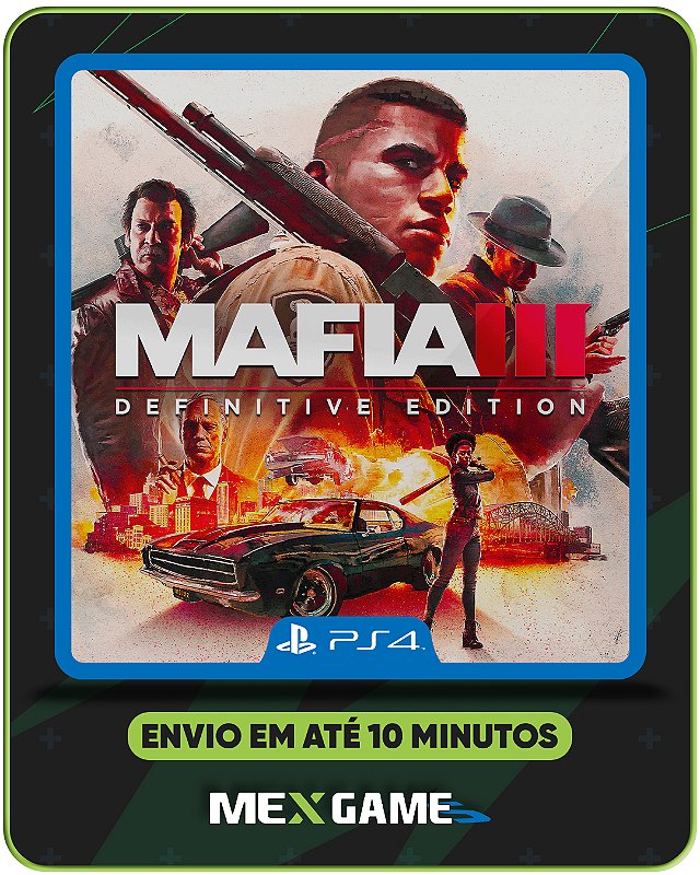 MAFIA 3 DEFINITIVE EDITION - PS4 - MIDIA DIGITAL - Mex Games