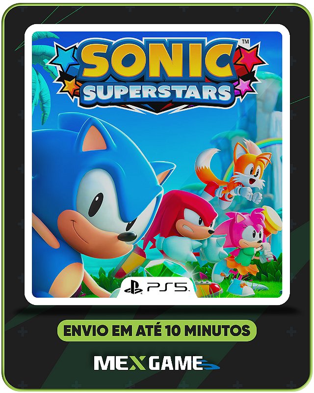 SONIC SUPERSTARS- PS5 - MIDIA DIGITAL - Mex Games